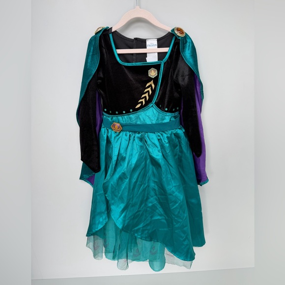 Disney | Costumes | Disney Frozen Princess Ana Teal And Black Costume ...